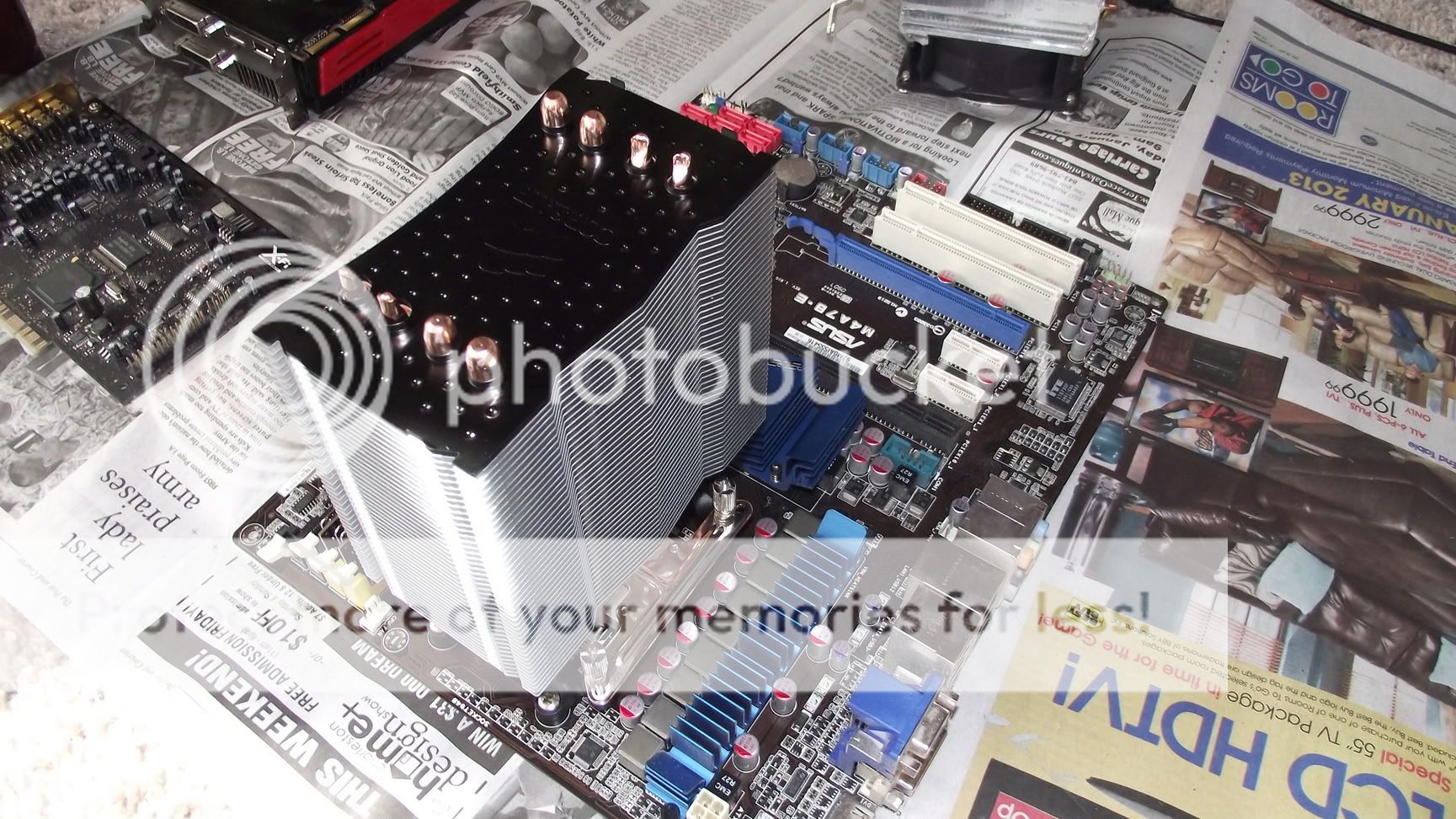 Guide to installing the Corsair A70 horizontal on the AMD motherboard | Overclock.net